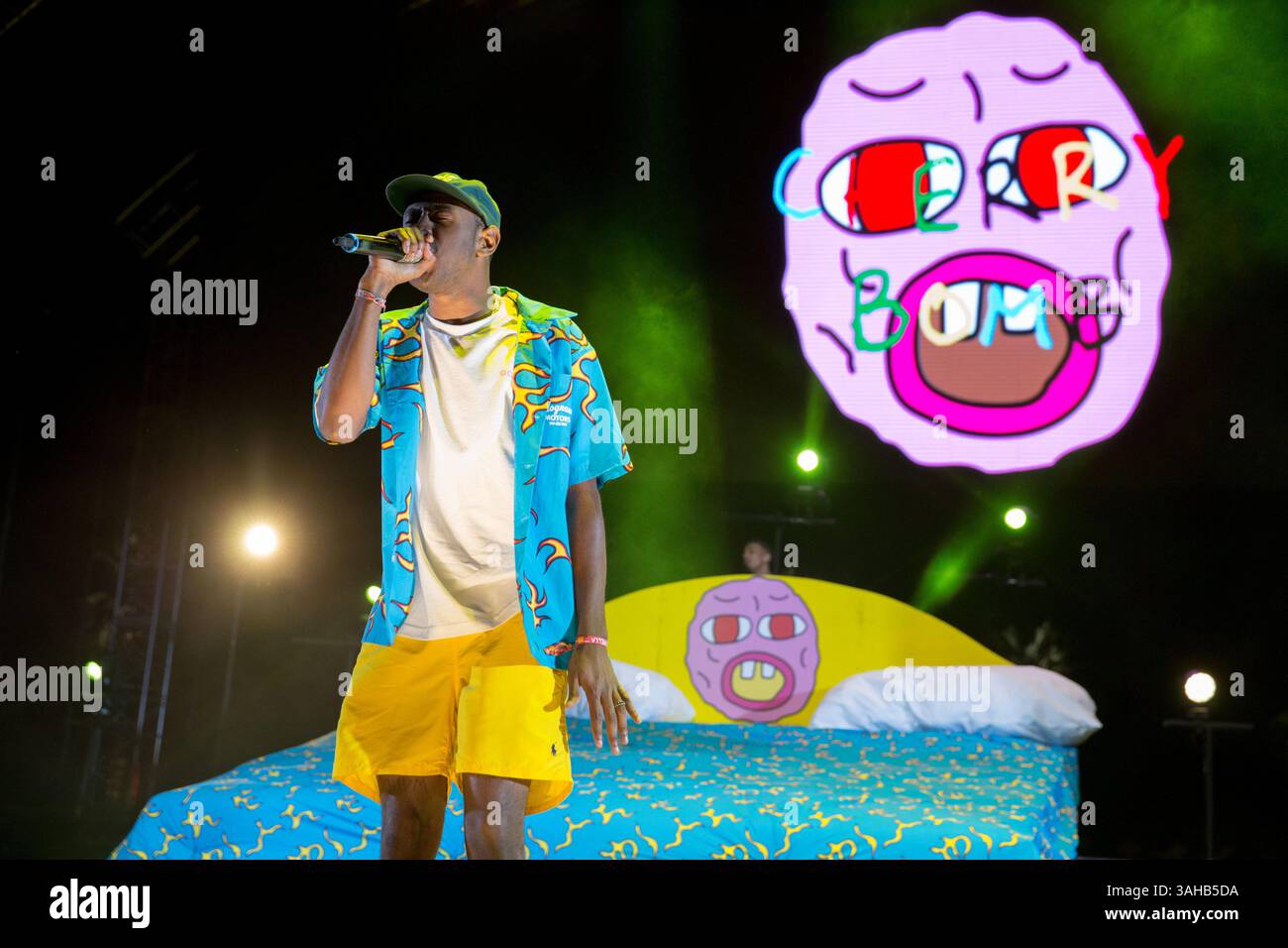 April 11, 2015 - Indio, California, U.S - Rapper TYLER, THE CREATOR ...