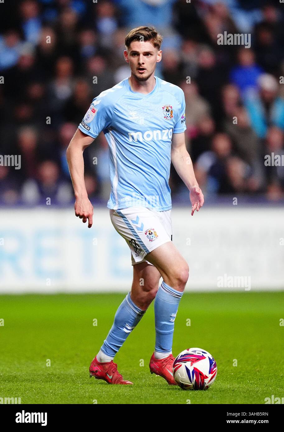 Coventry City's Jack Rudoni during the Sky Bet Championship match at ...