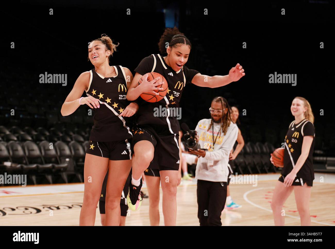 BROOKLYN, NY - APRIL 01: McDonalds Girls High School All Americans ...
