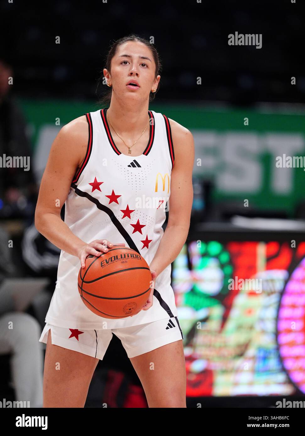 BROOKLYN, NY - APRIL 01: McDonalds Girls High School All American Addie ...