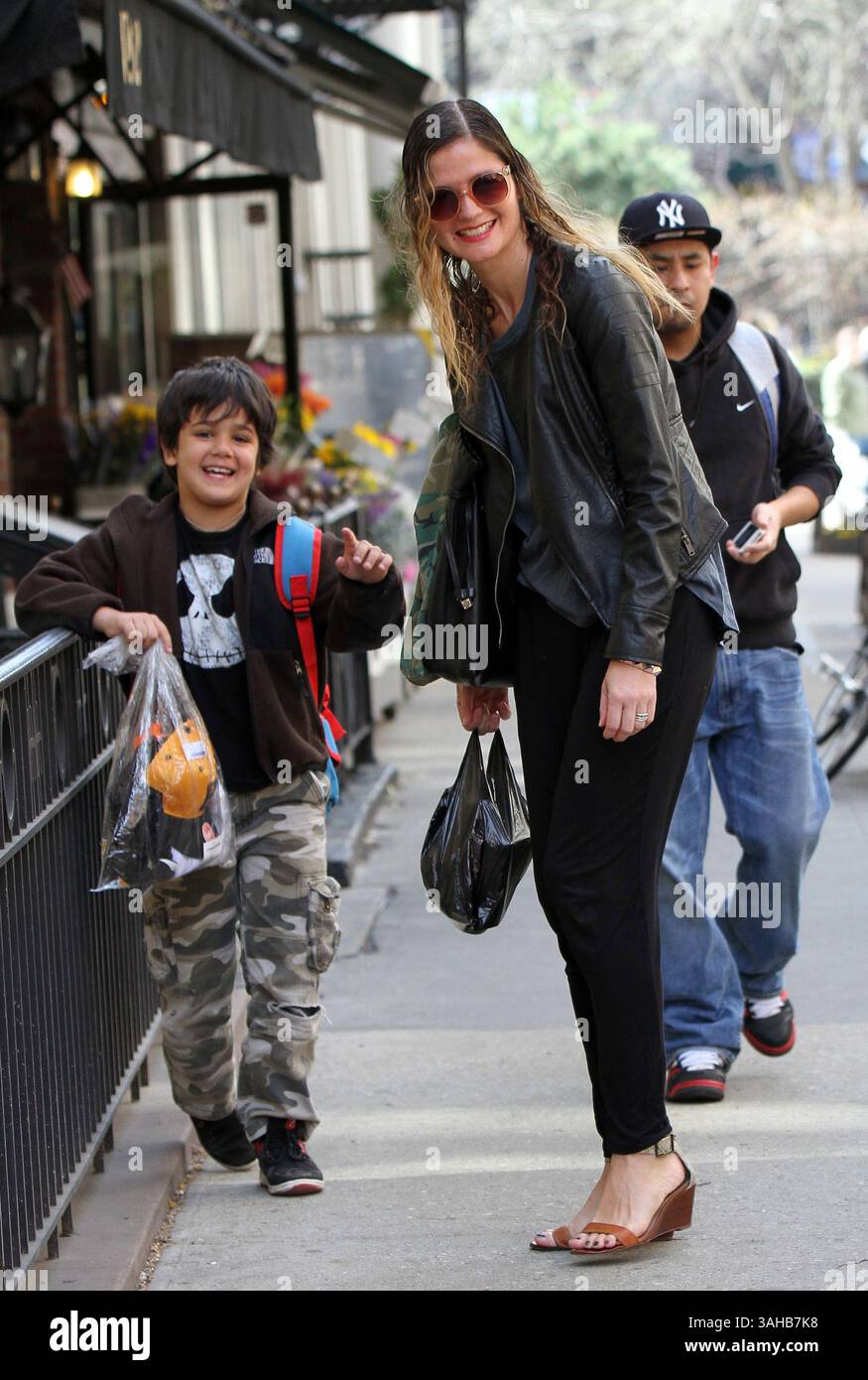 April 16, 2015 - New York City, NY, USA - Actress Jill Hennessy walks ...