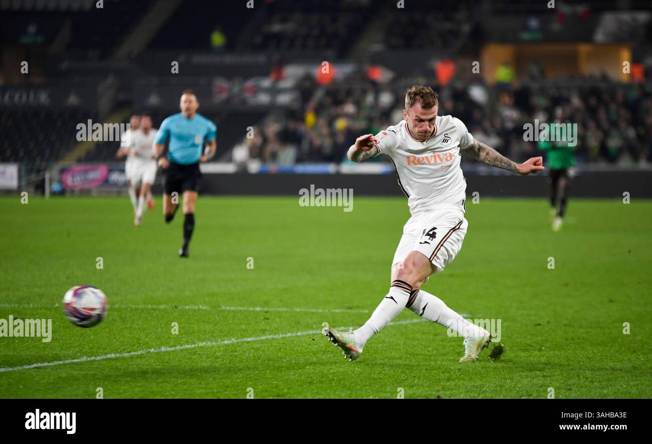 9th April 2025; Swansea.com Stadium, Swansea, Wales; EFL Championship ...