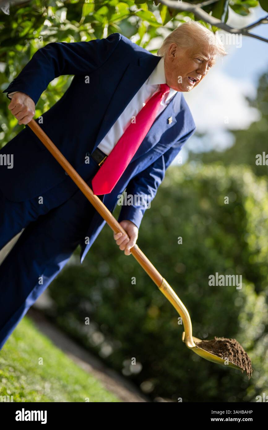 Washington, United States. 08th Apr, 2025. U.S President Donald Trump ...