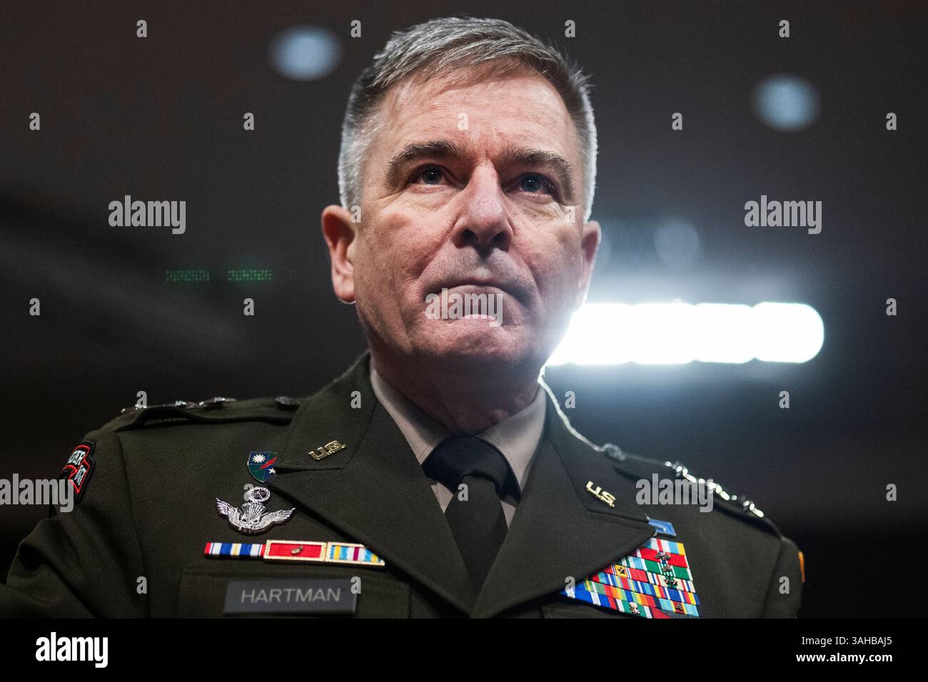 UNITED STATES - APRIL 9: Army Gen. William J. Hartman, acting commander ...