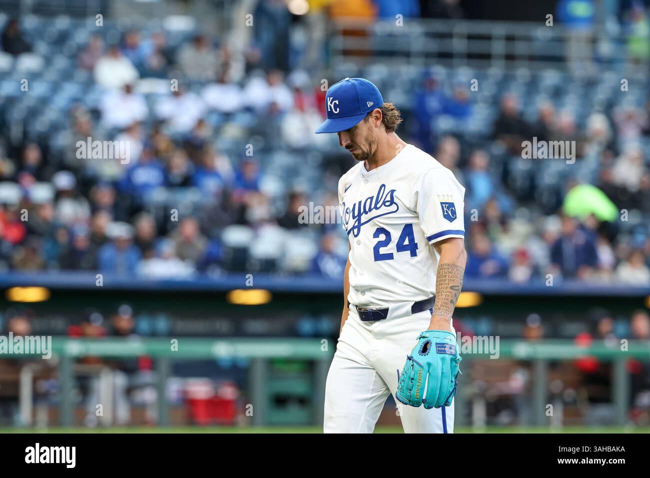 April 7, 2025: Kansas City Royals relief pitcher Michael Lorenzen (24 ...