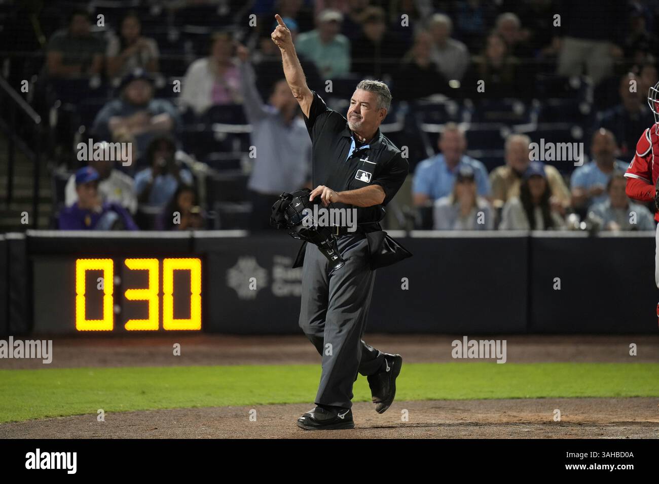 Home Plate Umpire Rob Drake ejects Tampa Bay Rays' Christopher Morel ...