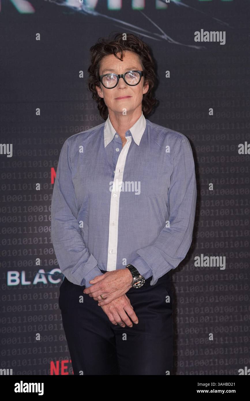 Susie Liggat arrives for a screening of the seventh series of Black ...