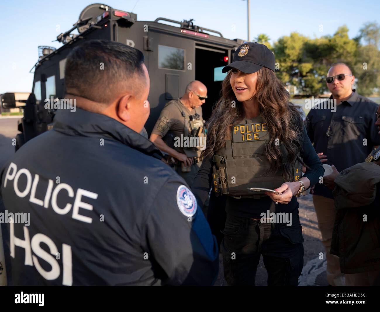Department of Homeland Security (DHS) Secretary Kristi Noem ...