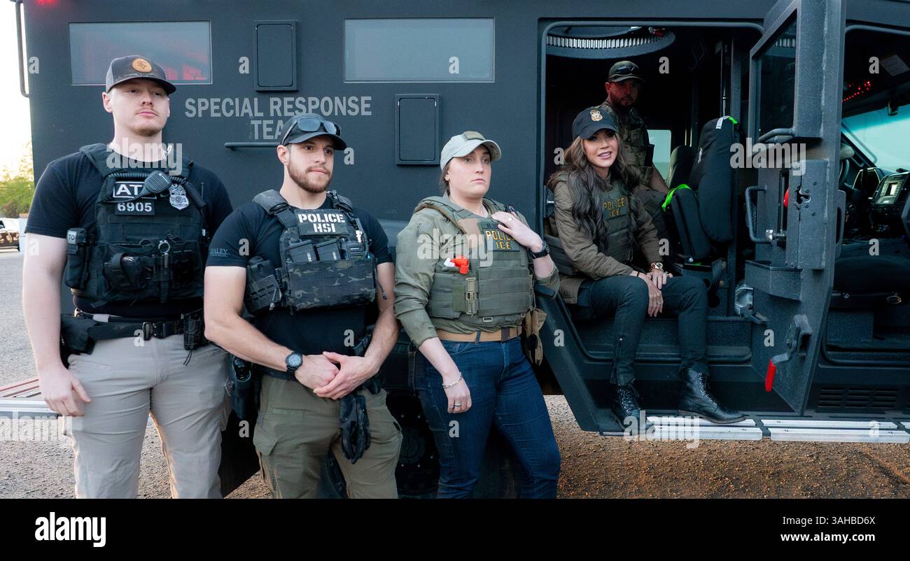 Department of Homeland Security (DHS) Secretary Kristi Noem ...