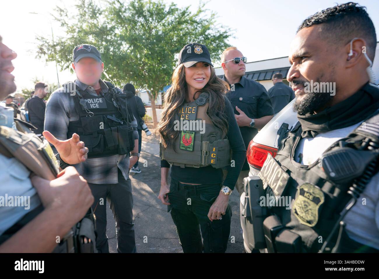 Department of Homeland Security (DHS) Secretary Kristi Noem ...