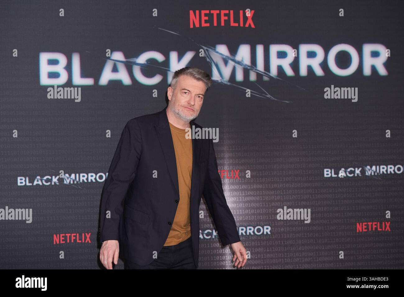 Charlie Brooker arrives for a screening of the seventh series of Black ...