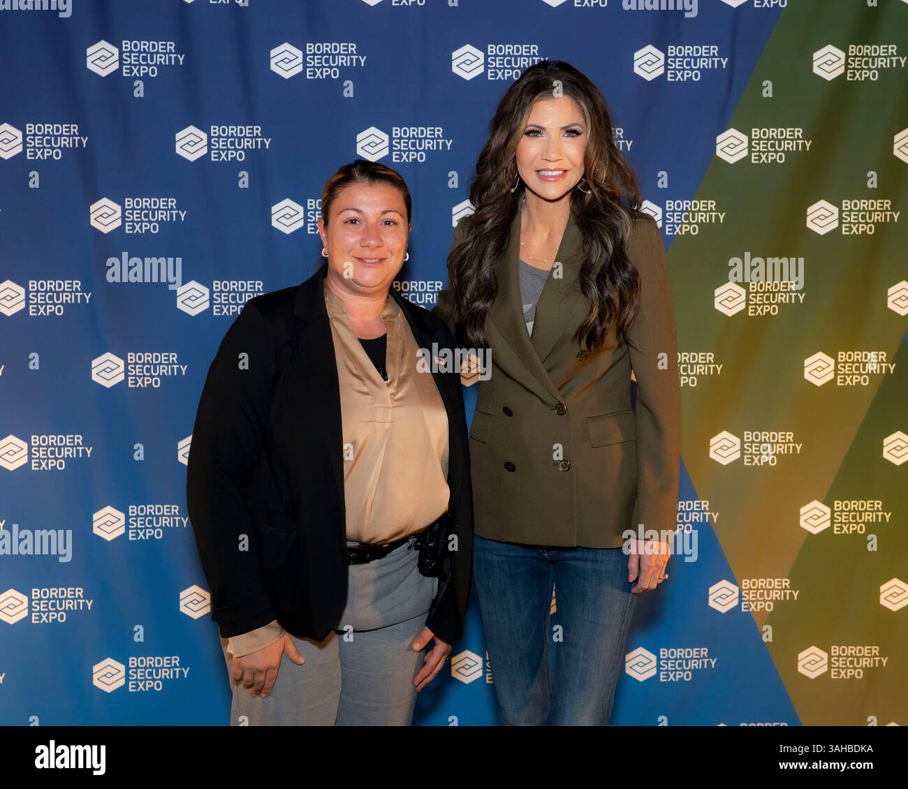Department of Homeland Security (DHS) Secretary Kristi Noem speaks at ...