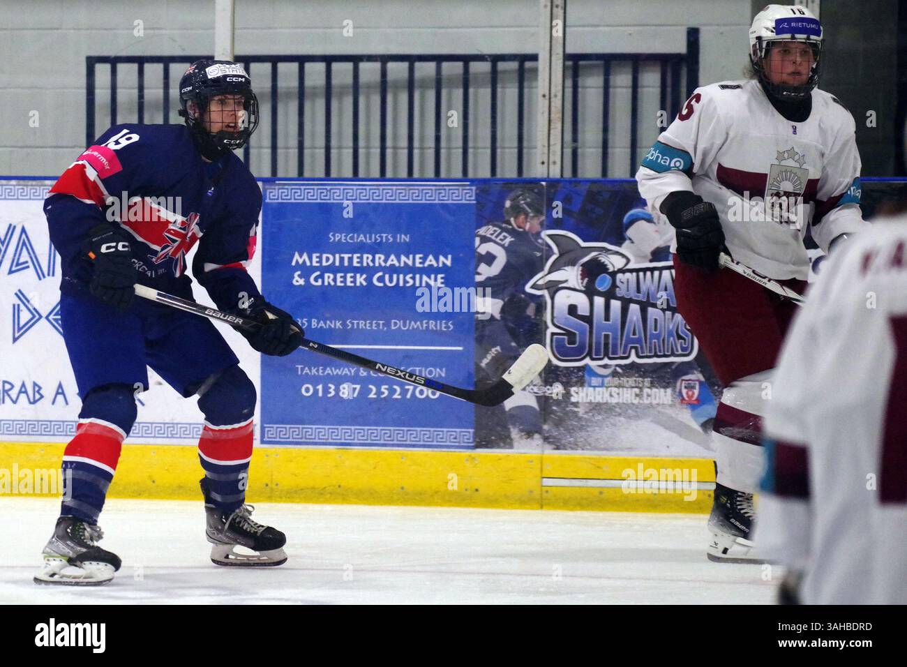 Dumfries, Scotland, 9 April 2025. Robin Mullen playing for Great ...