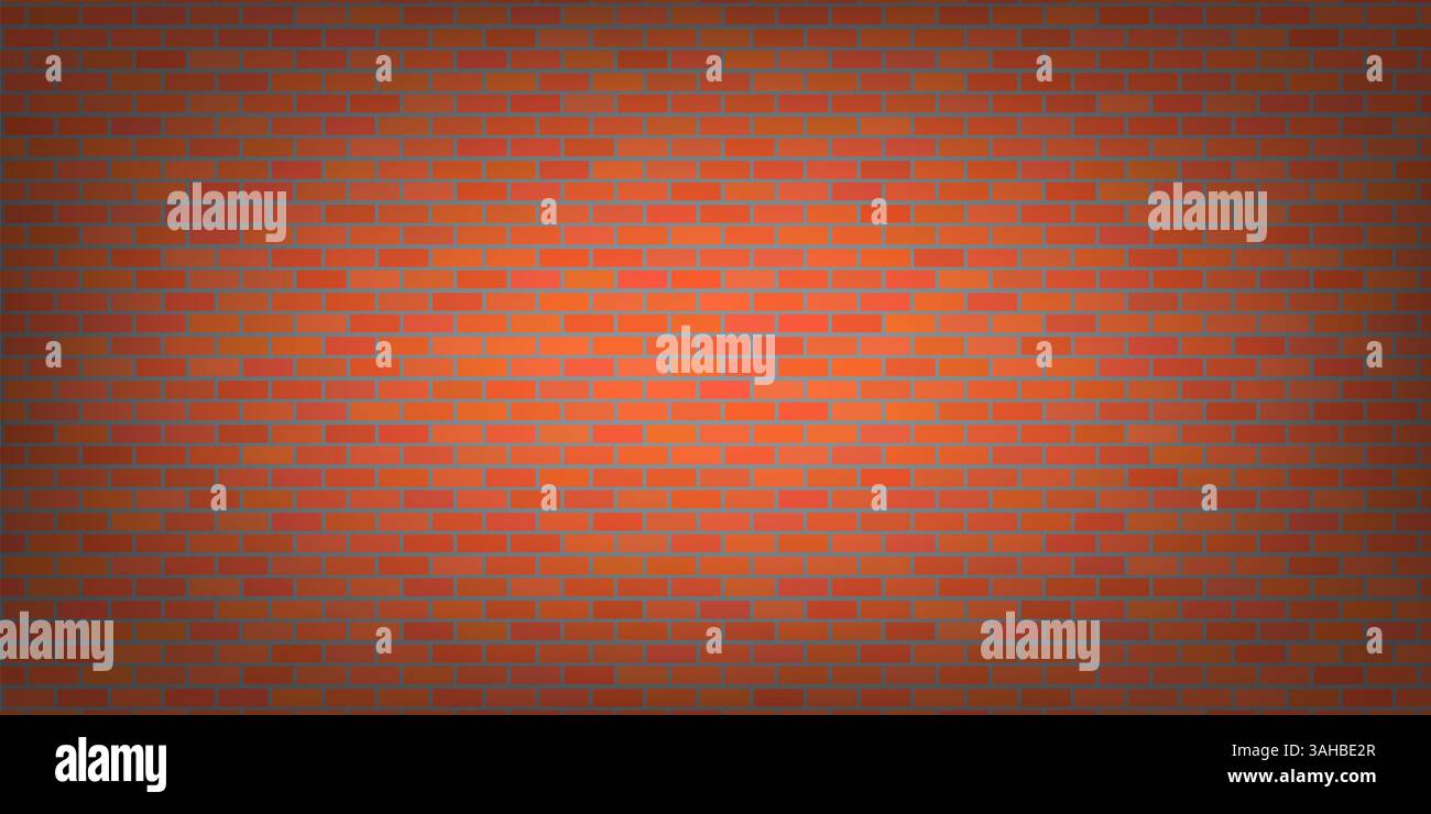 Brick Wall Background. Abstract Red Brick Pattern Stock Photo - Alamy