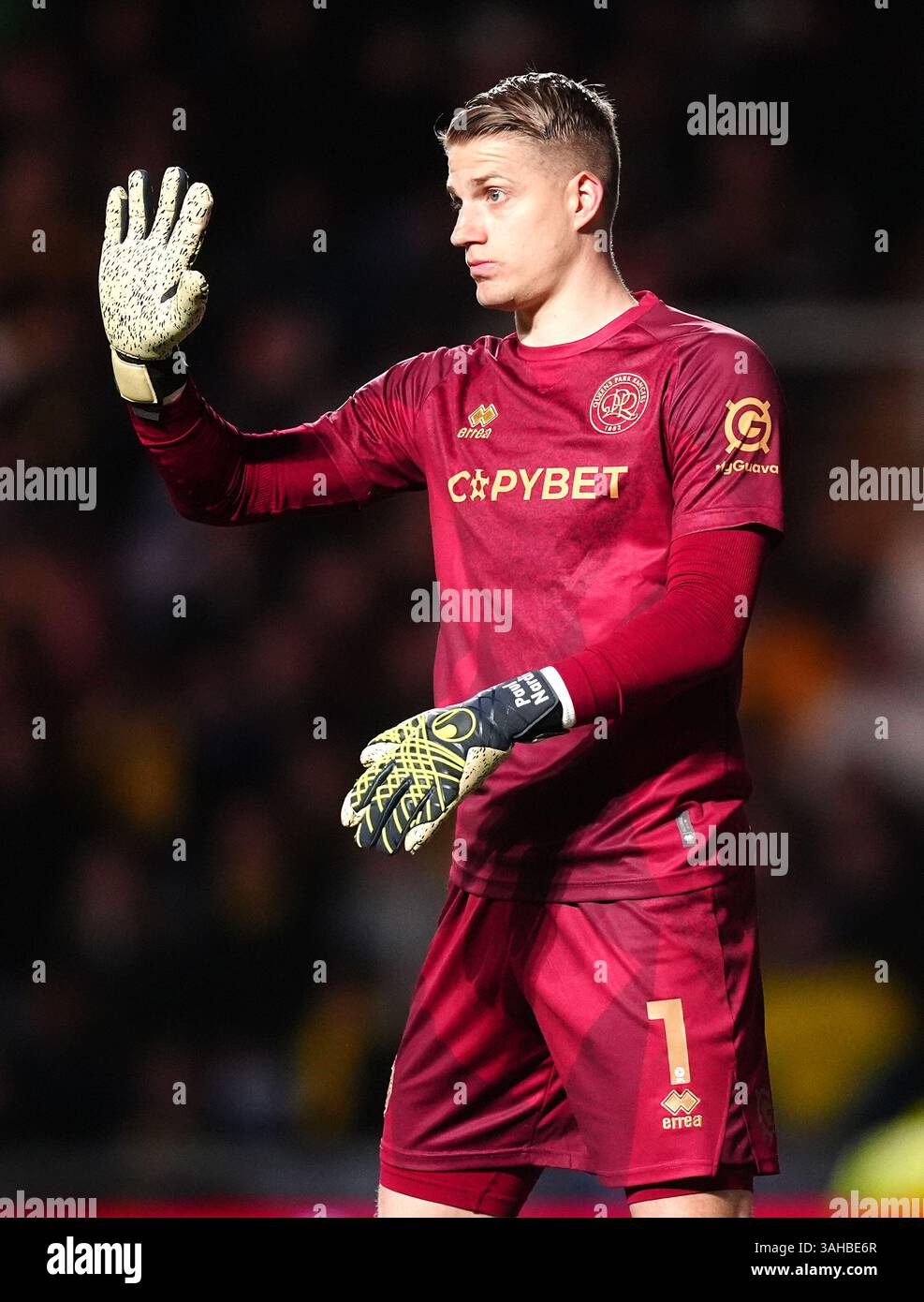 Queens Park Rangers goalkeeper Paul Nardi during the Sky Bet ...