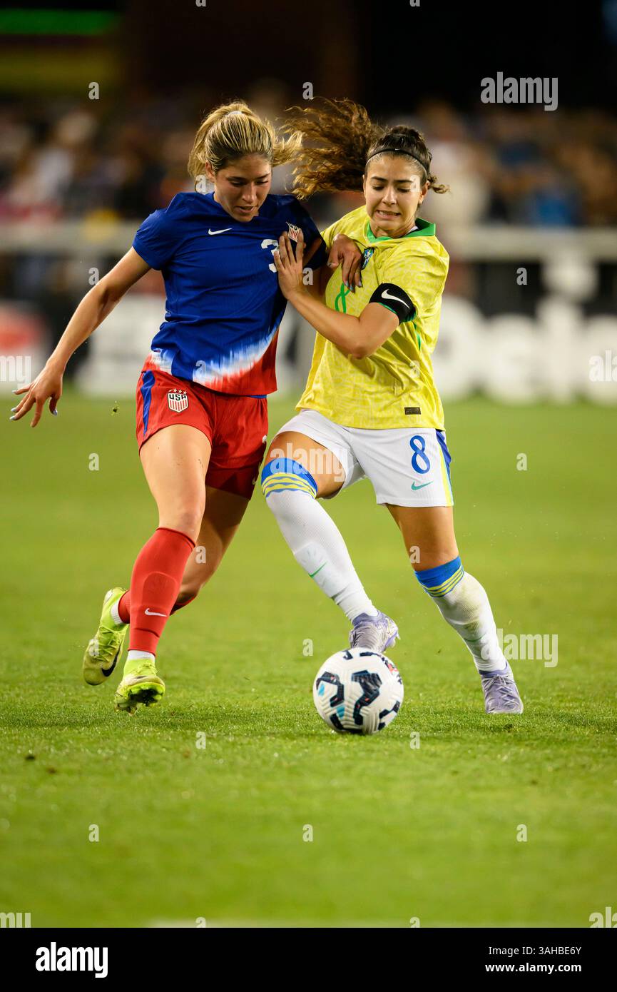 SAN JOSE, CA - APRIL 08: United States midfielder Korbin Albert (3 ...
