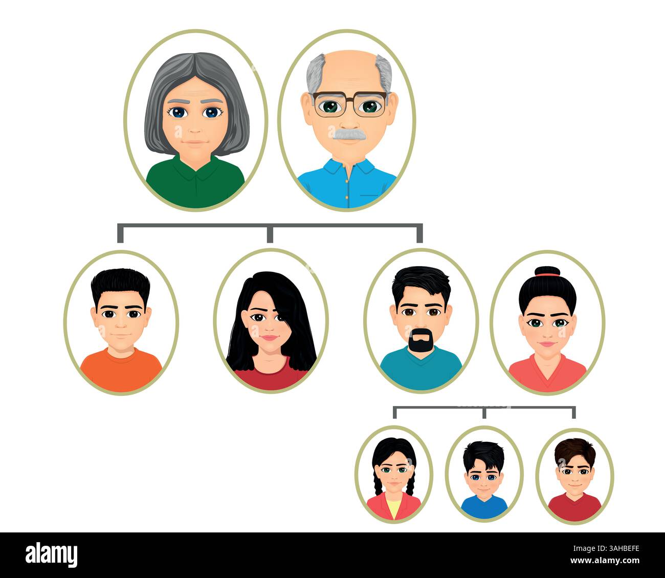 Extended family grandmother uncle aunt hi-res stock photography and ...