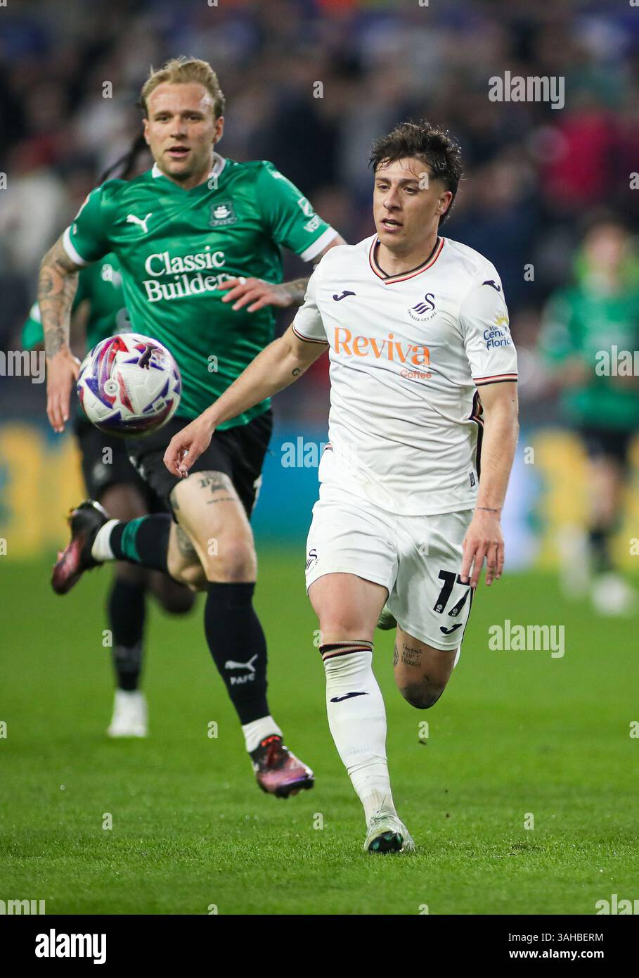 Gonçalo Franco of Swansea City during the Sky Bet Championship match ...