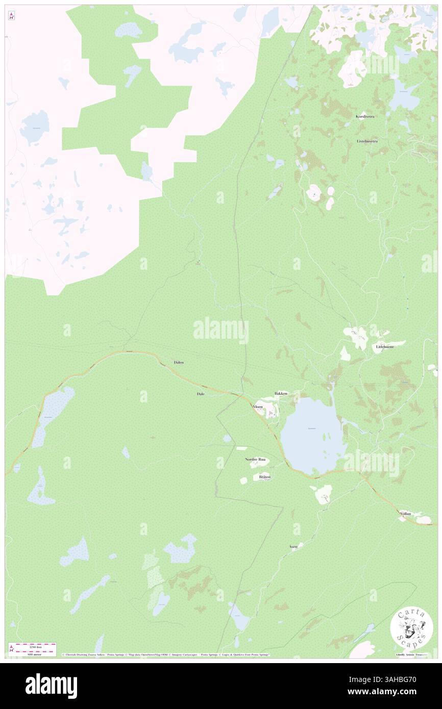 Diplemyr, Notodden, NO, Norway, Vestfold og Telemark, N 59 44' 20'', N ...
