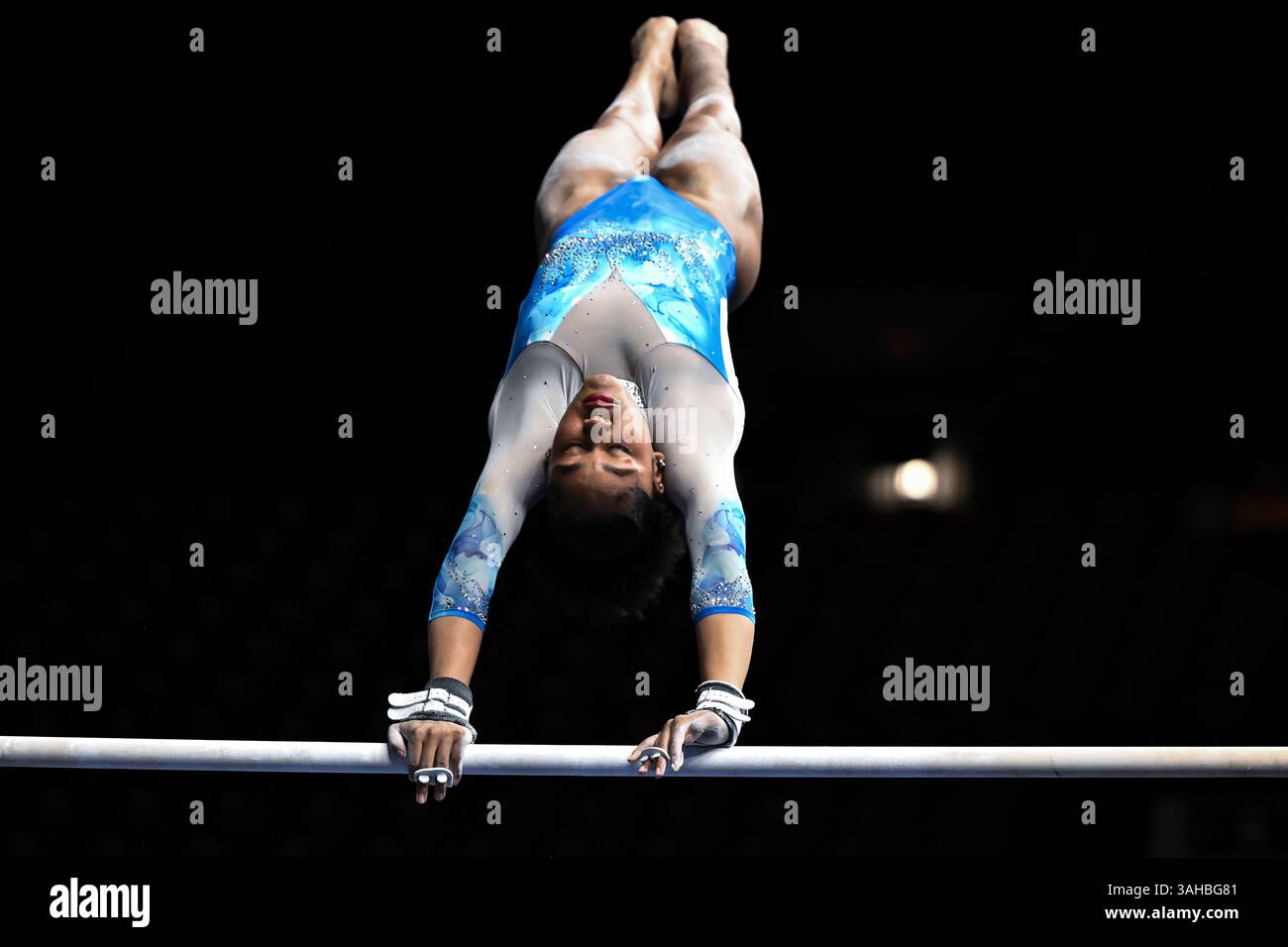 April 4, 2025, Tuscaloosa, Alabama, US: SKYE BLAKELY competes on the ...