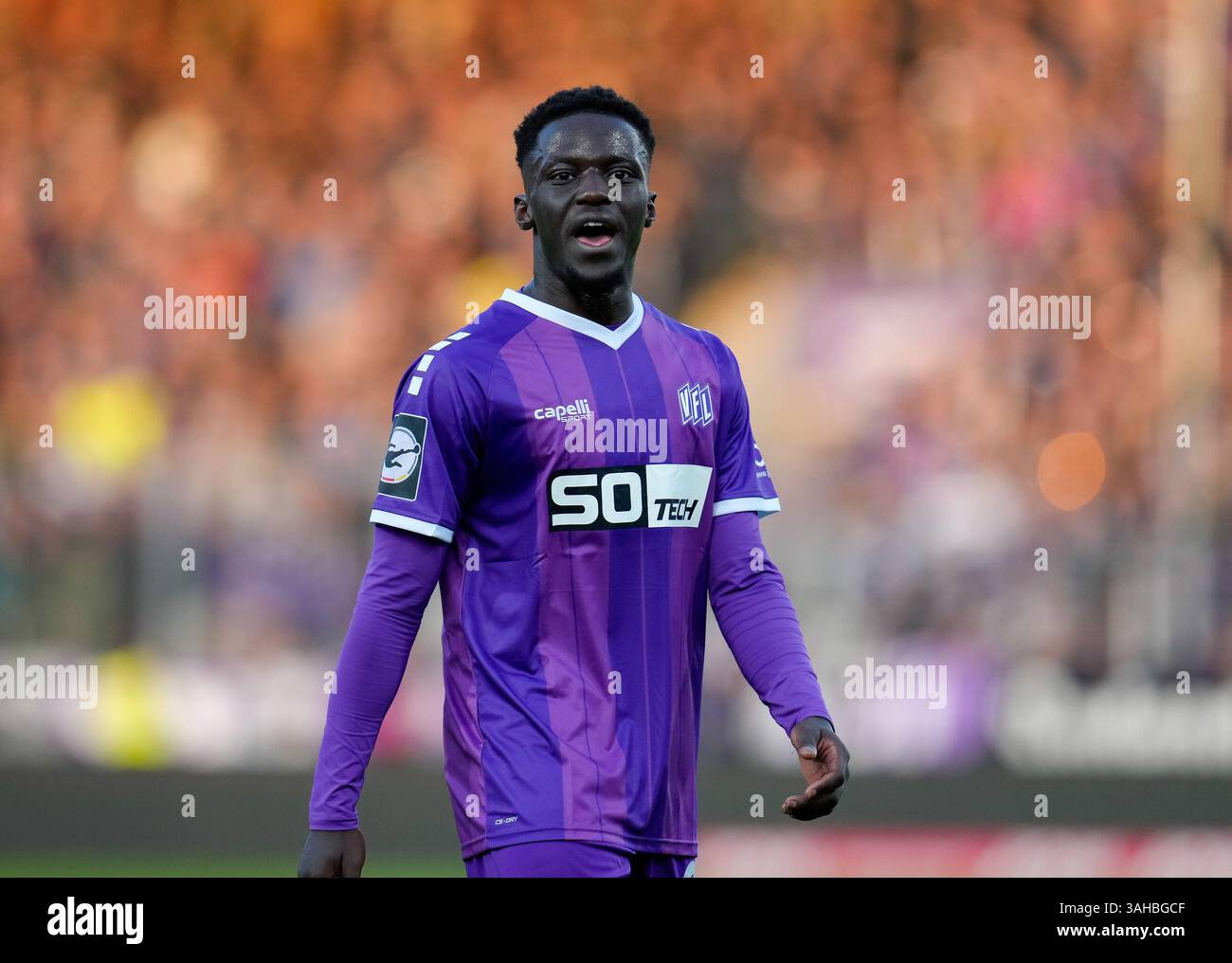 Ismail Badjie (VfL Osnabrueck, #37) GER, VfL Osnabrueck vs FC Hansa Rostock, 3. Liga, 32 ...