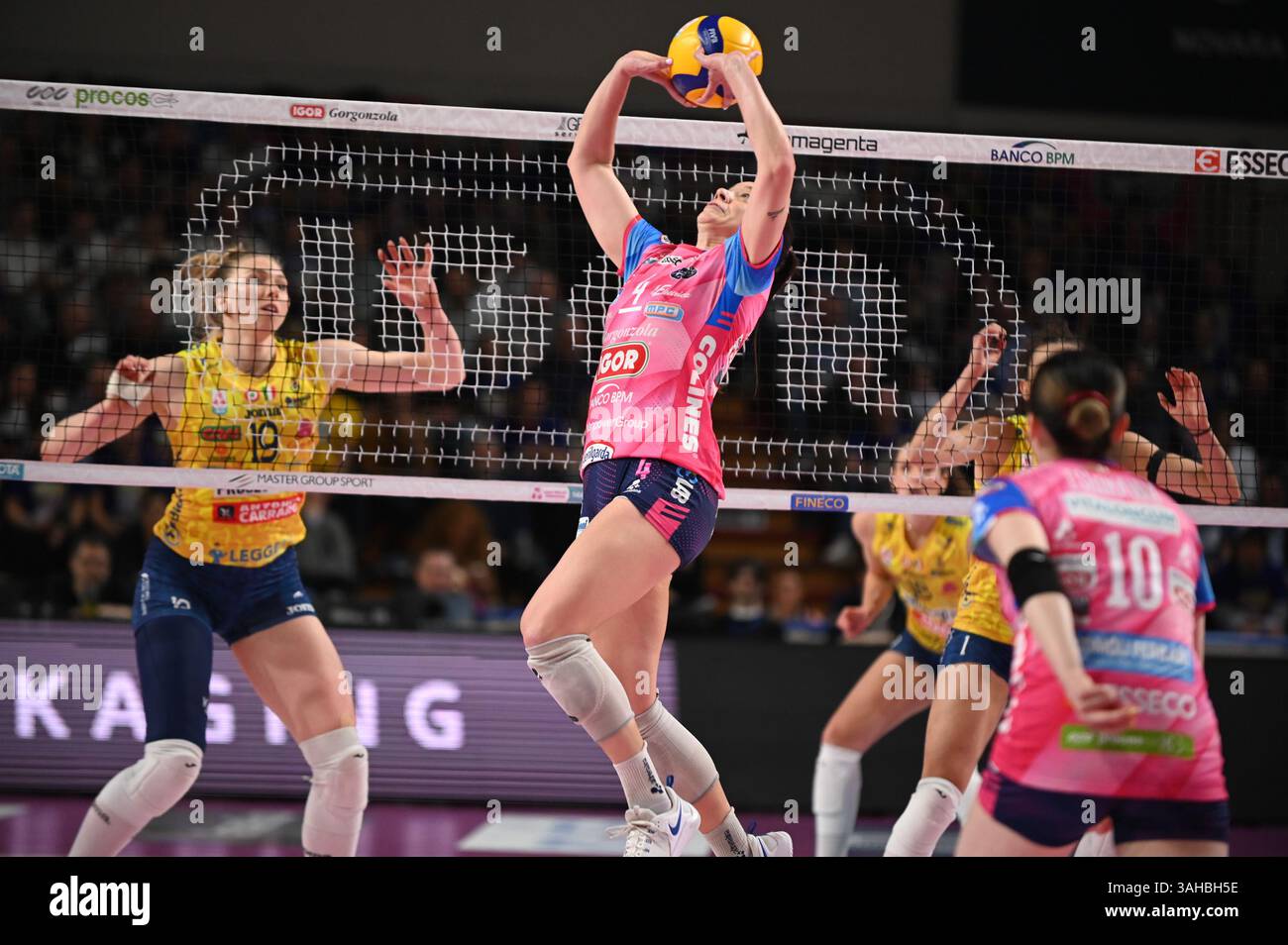 Francesca Bosio (Igor Gorgonzola Novara) on action During Serie A1 ...
