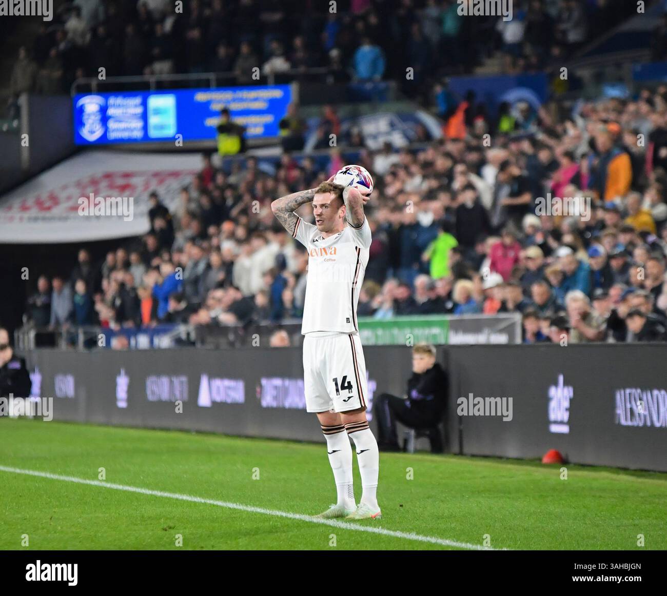 Swansea.com Stadium, Swansea, UK. 9th Apr, 2025. EFL Championship ...