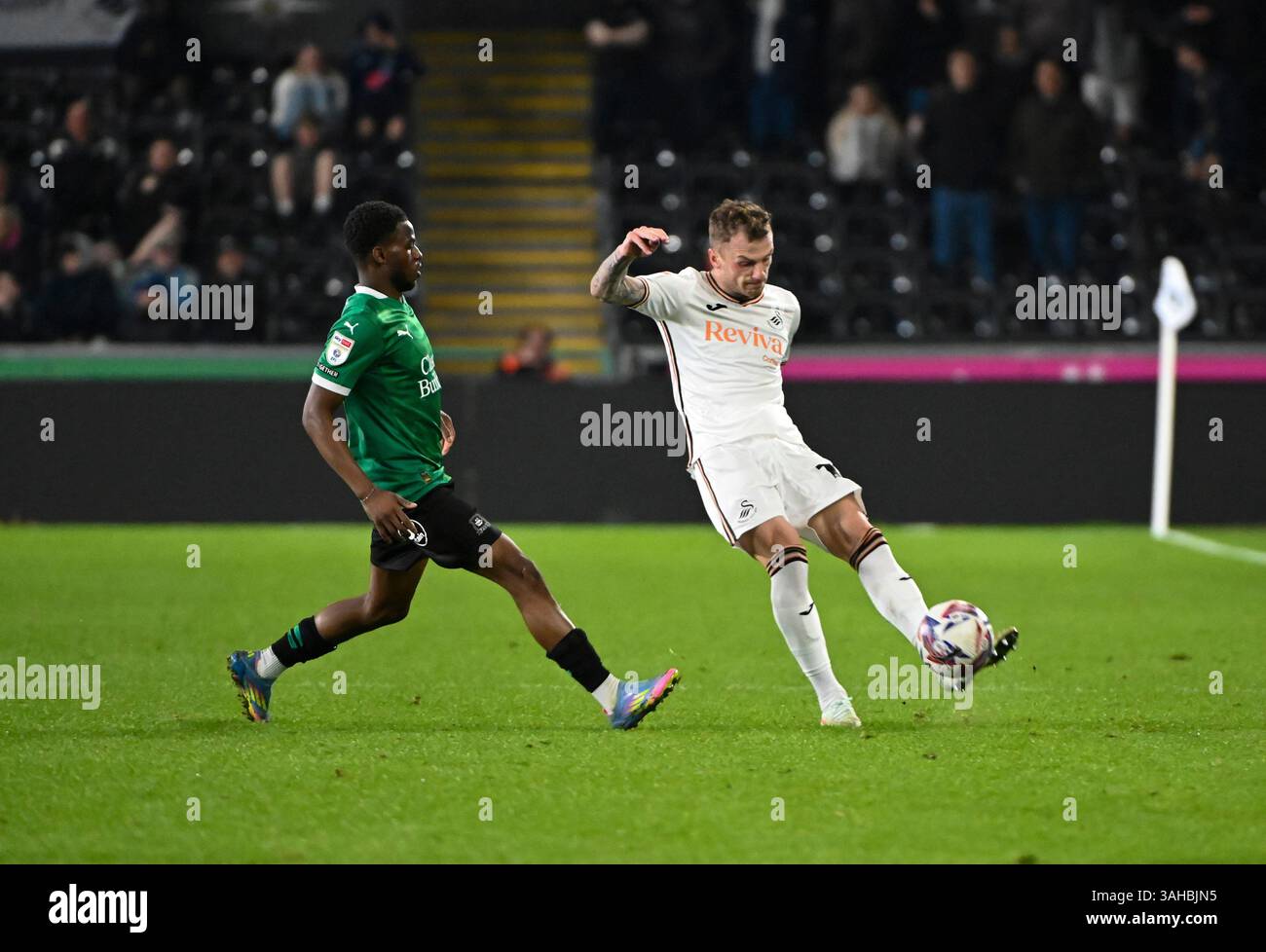 9th April 2025; Swansea.com Stadium, Swansea, Wales; EFL Championship ...