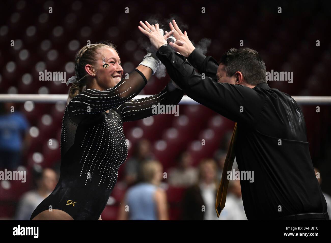April 4, 2025, Tuscaloosa, Alabama, US: KAIA VANNEY competes on the ...
