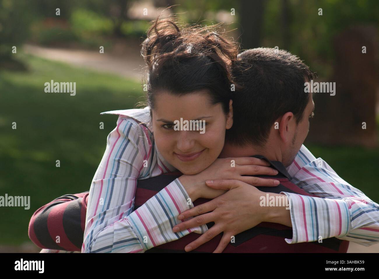 Romantic boyfriend and girlfriend hi-res stock photography and images ...