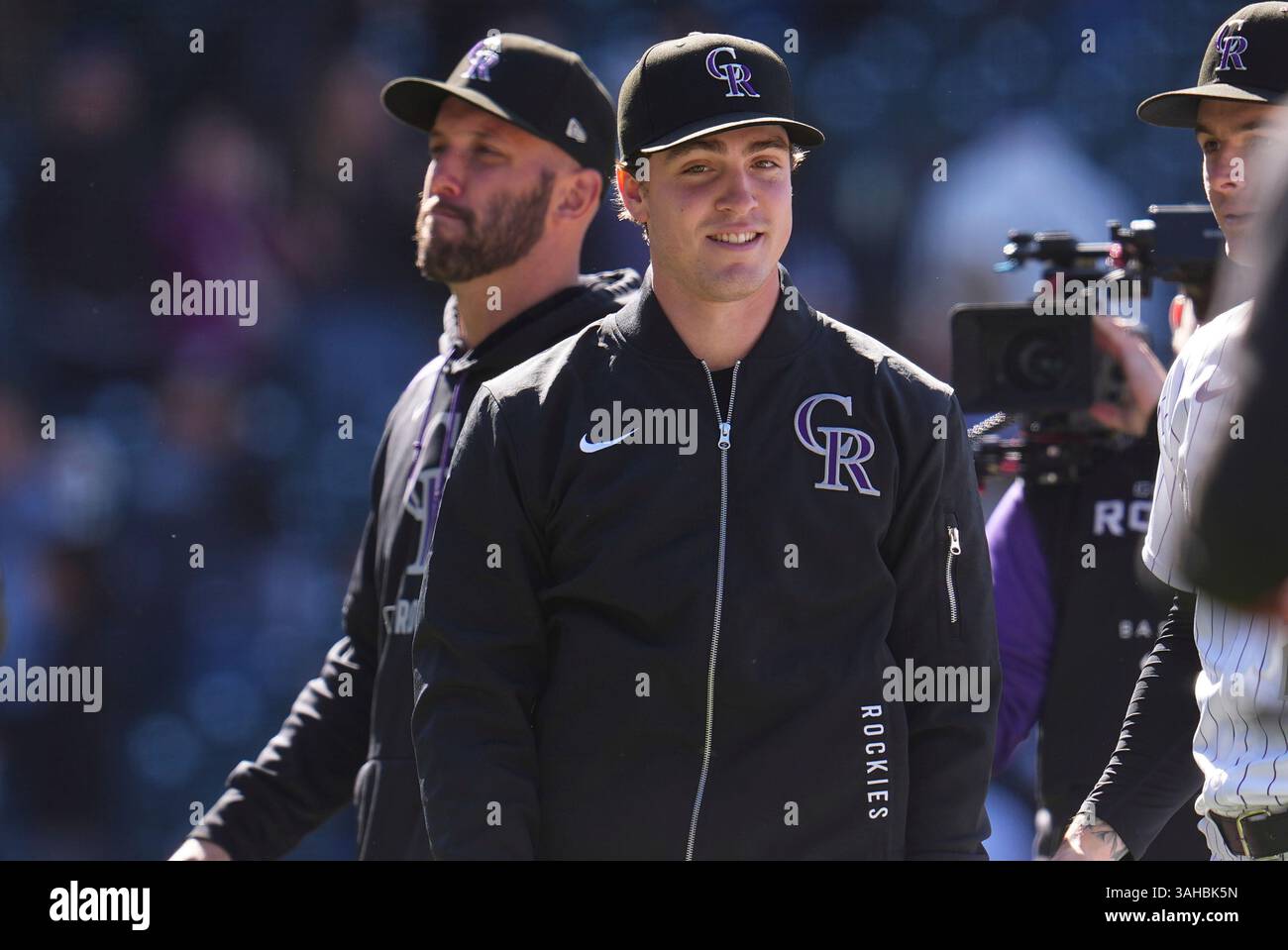 Colorado Rockies pitcher Chase Dollander (32) in the ninth inning of a ...