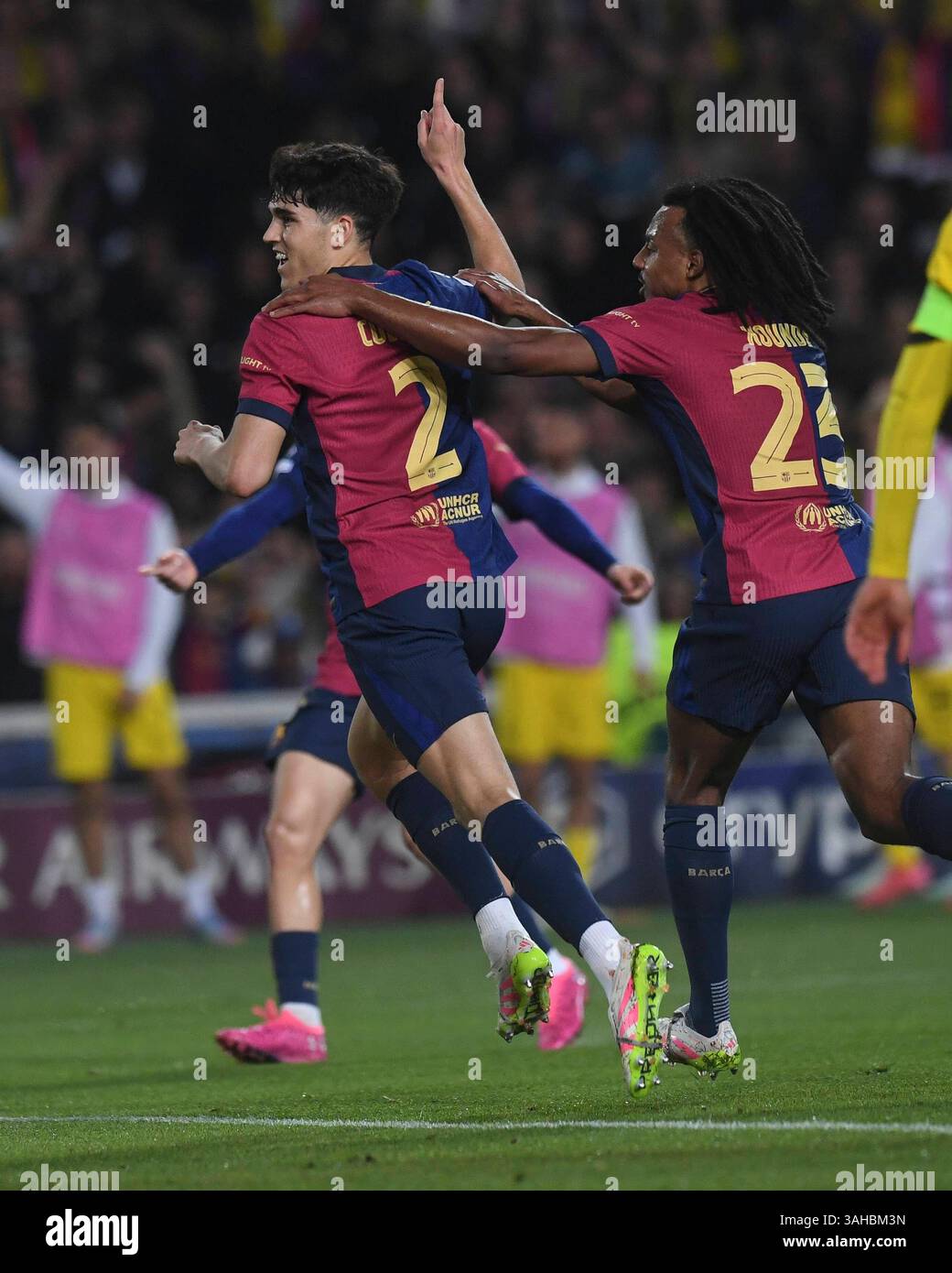 UEFA Champions League soccer match FC Barcelona vs Borussia Dortmund at ...