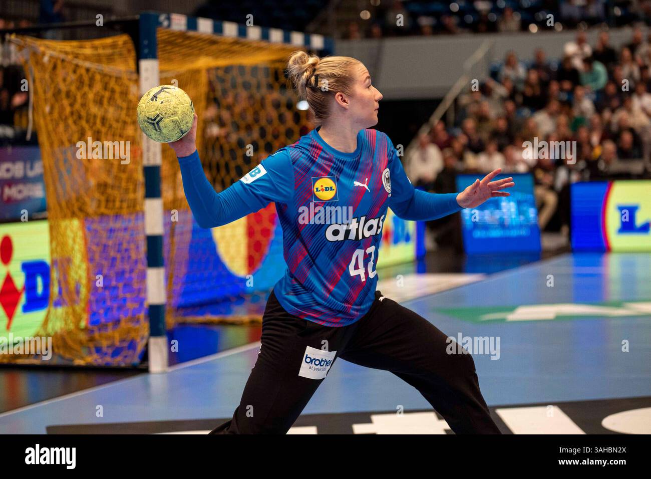 Frauen Handball L?nderspiel Deutschland gegen D?nemark 09.04.2025 in Hamburg. - Foto: Kenny ...