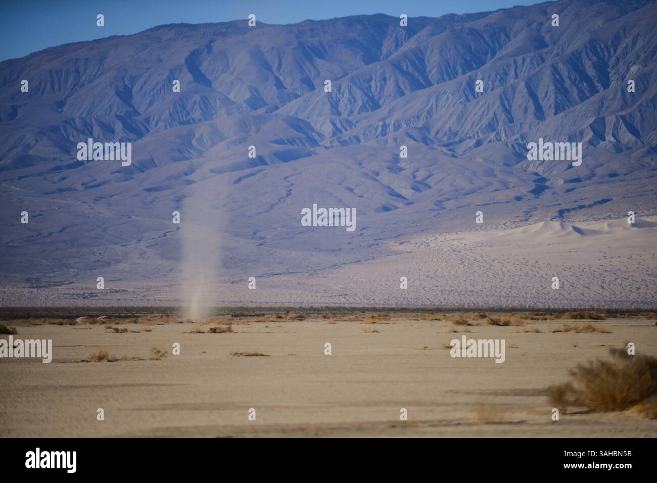 Dust devil in the area of Death Valley, California Stock Photo - Alamy