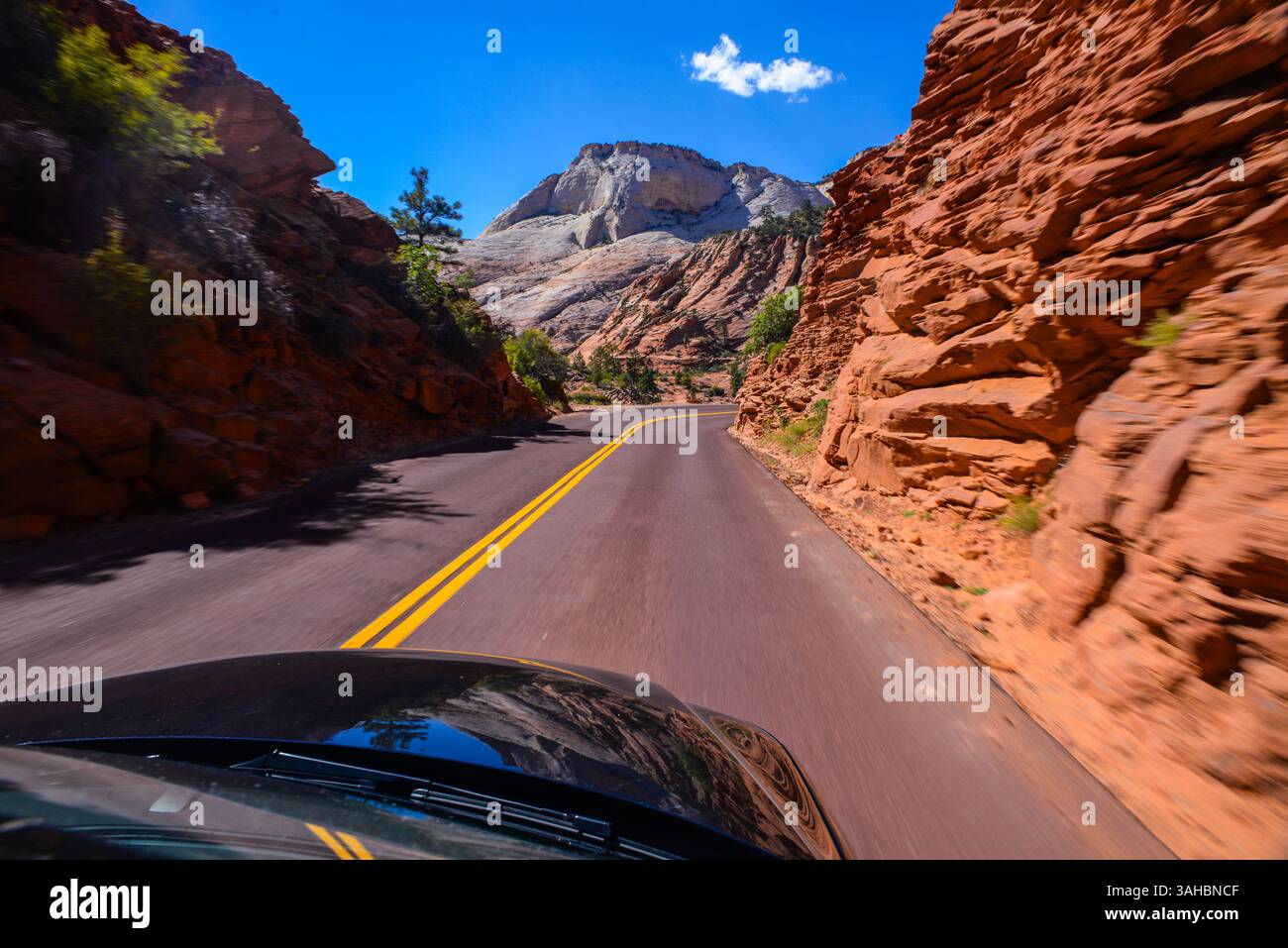 Zion vistas from road hi-res stock photography and images - Alamy
