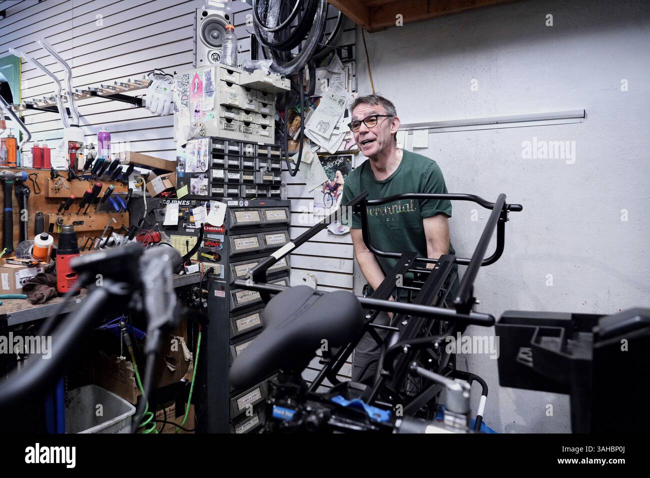 Perennial Cycle owner Luke Breen, who says says the bikes he sells all ...
