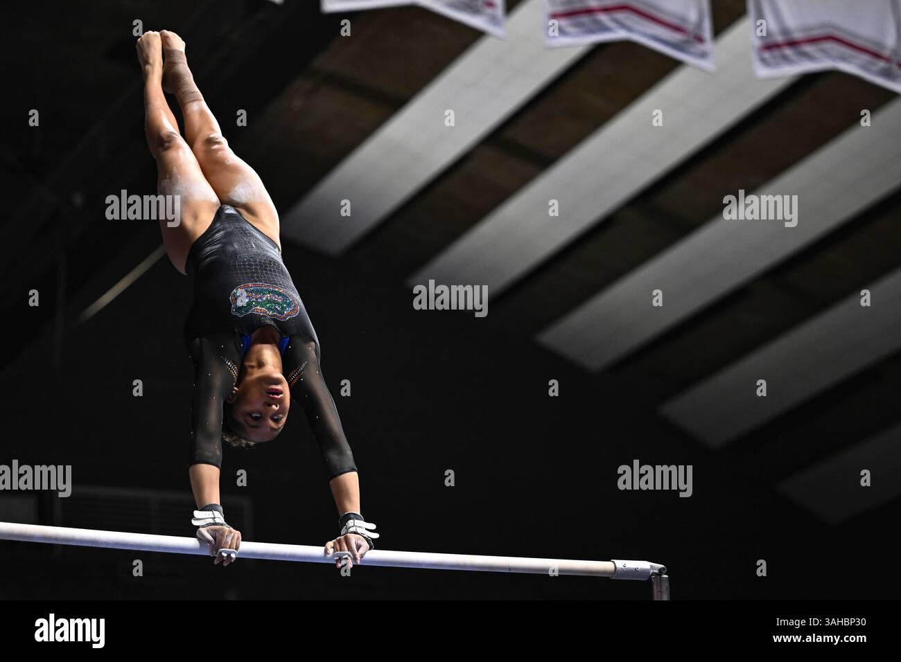 April 6, 2025, Tuscaloosa, Alabama, US: SKYE BLAKELY competes on the ...