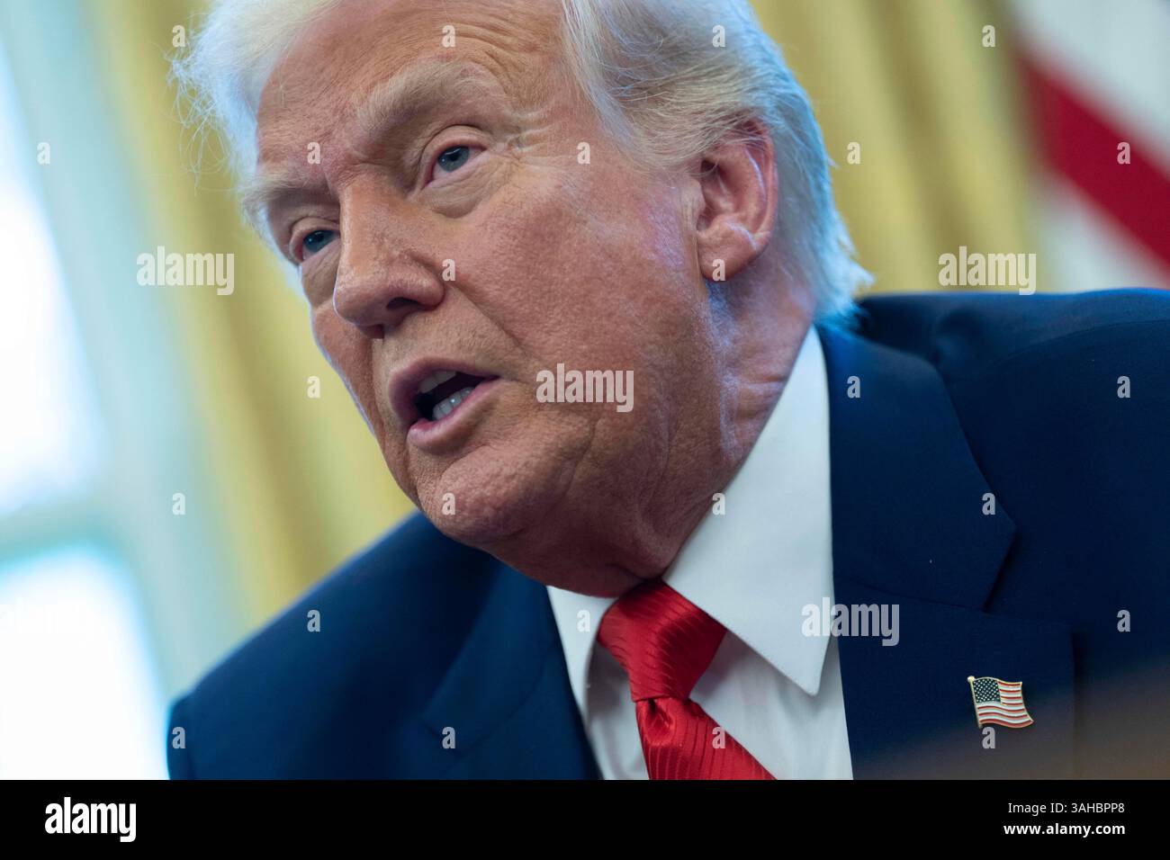 United States President Donald J Trump signs executive orders ...