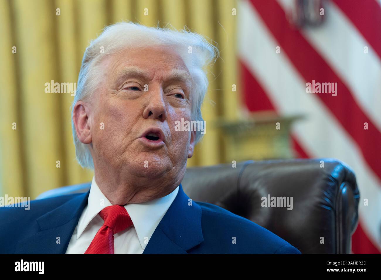 United States President Donald J Trump signs executive orders ...