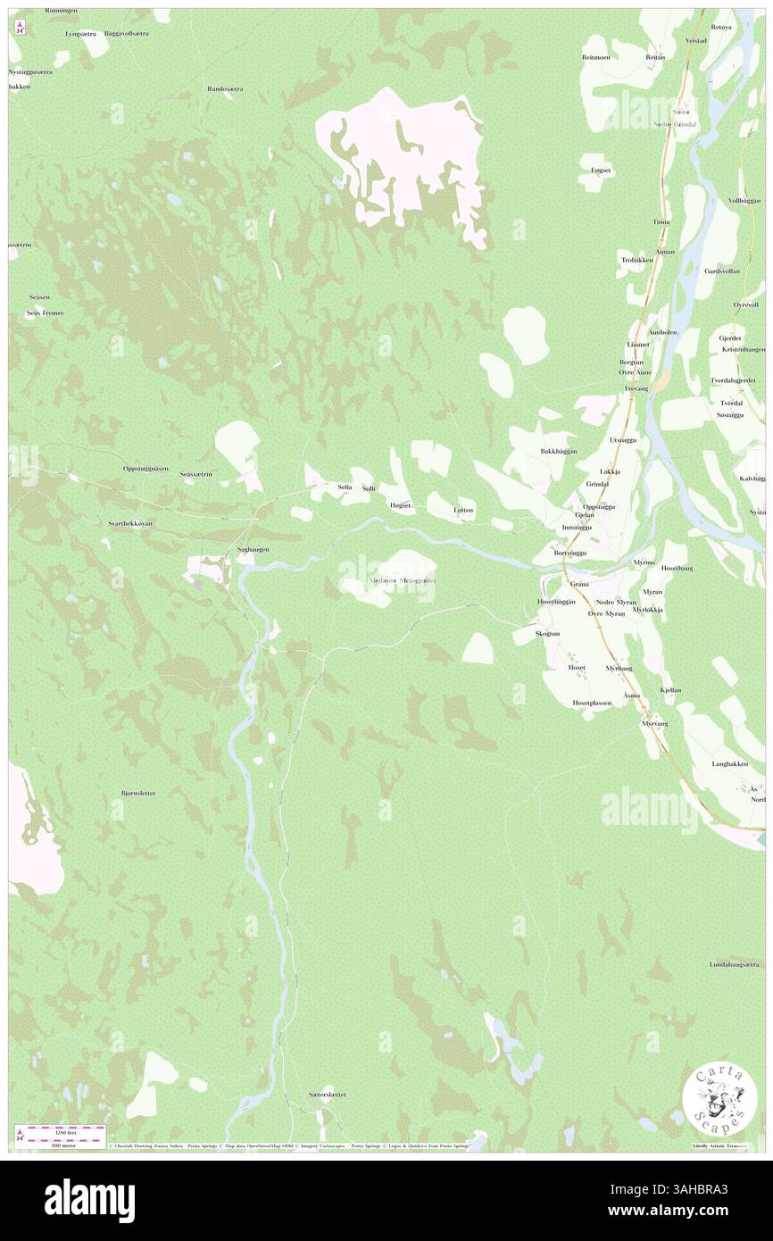 Medasen, Rennebu, NO, Norway, Trøndelag, N 62 55' 20'', N 9 44' 0 ...