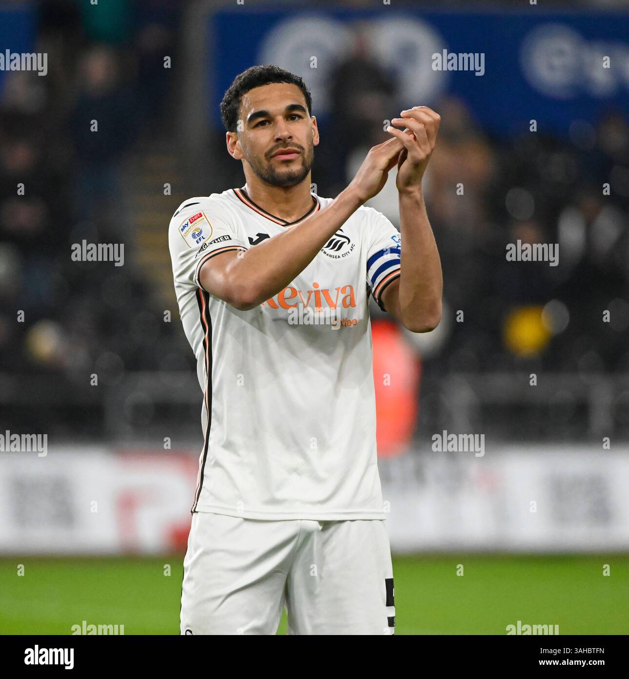 9th April 2025; Swansea.com Stadium, Swansea, Wales; EFL Championship ...