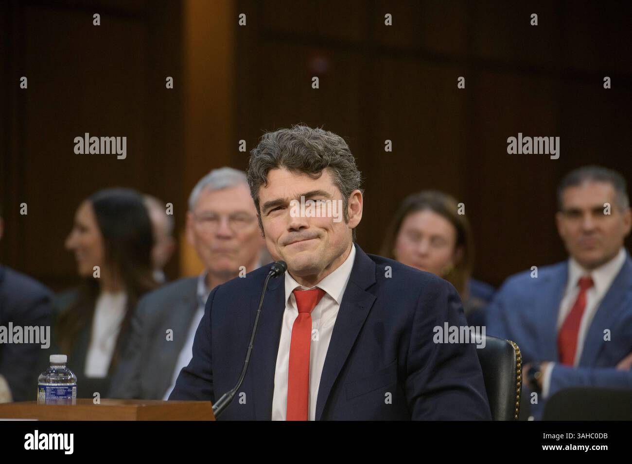 Joseph Kent appears before a Senate Committee on Intelligence hearing ...