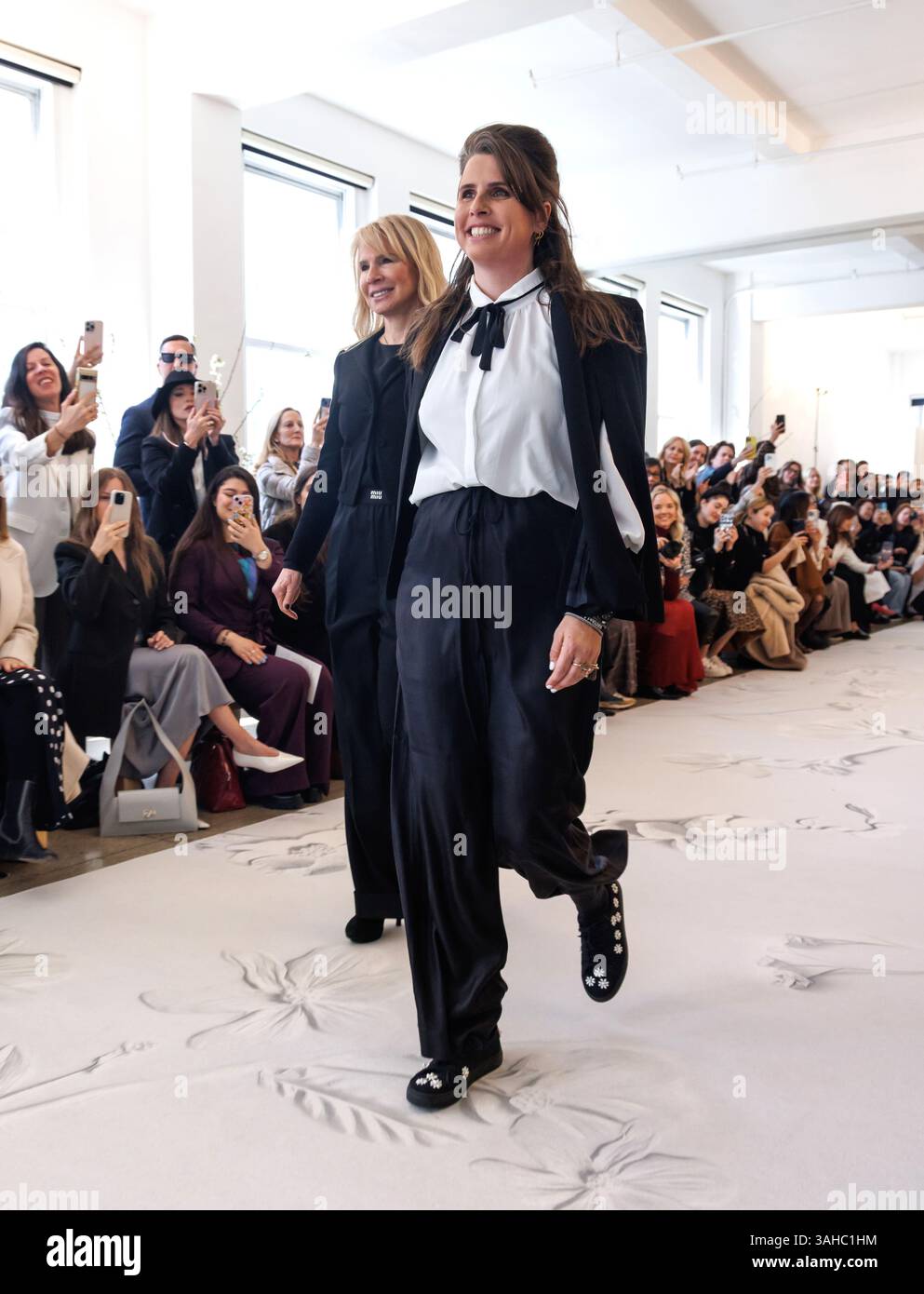 April 8, 2025, New York, Ny, United States: Designers Mira Zwillinger ...