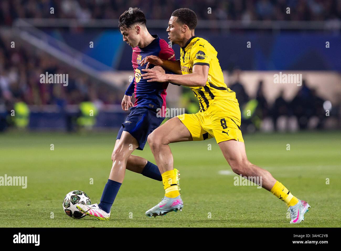 Barcelona, Germany. 09th Apr, 2025. Fussball UEFA Champions League ...