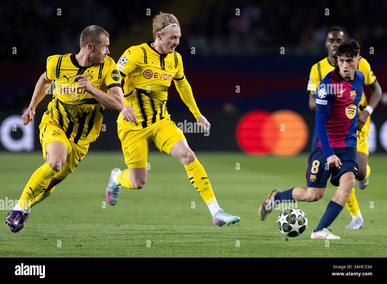 Barcelona, Germany. 09th Apr, 2025. Fussball UEFA Champions League ...