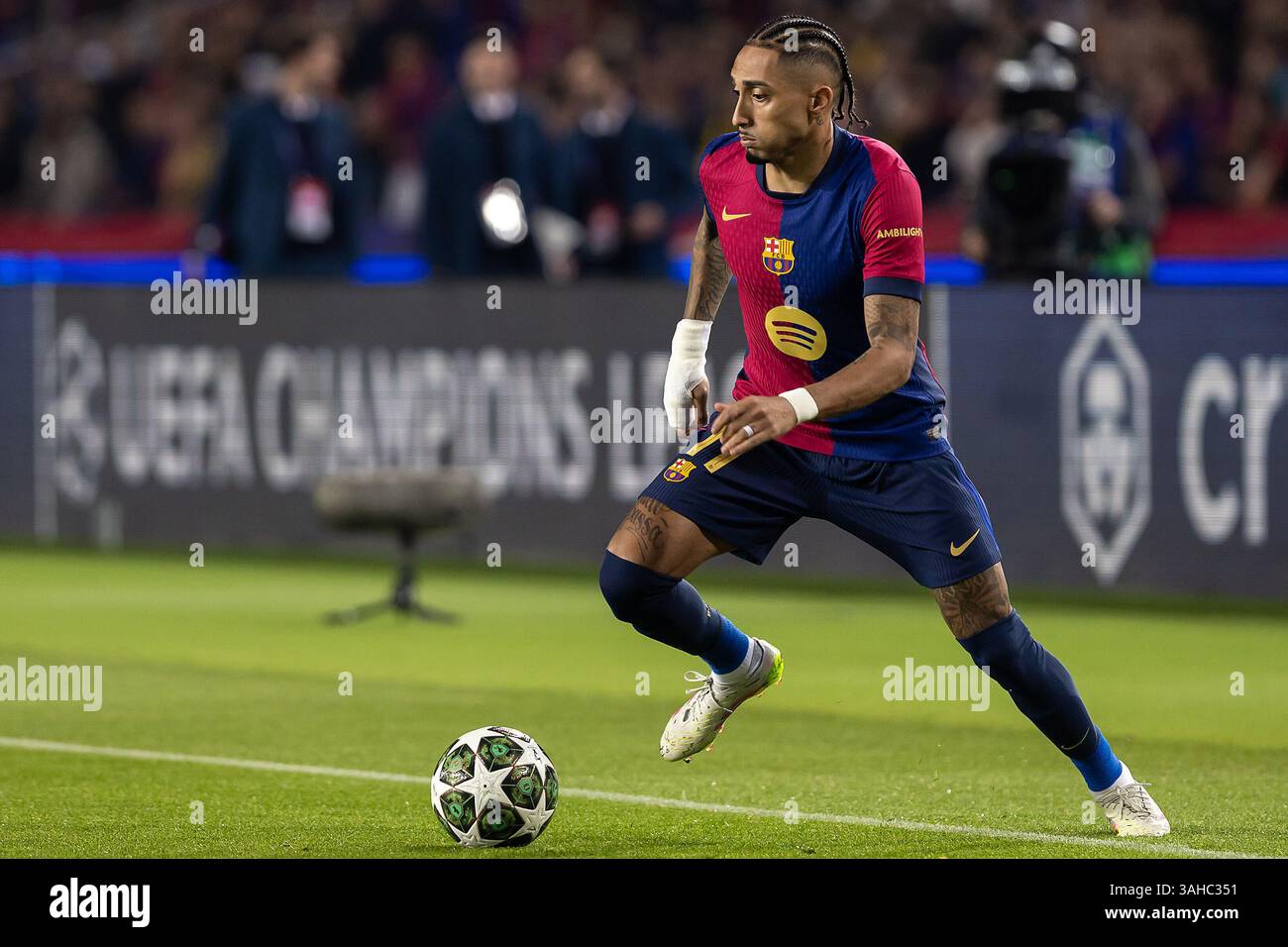 Barcelona, Germany. 09th Apr, 2025. Fussball UEFA Champions League ...