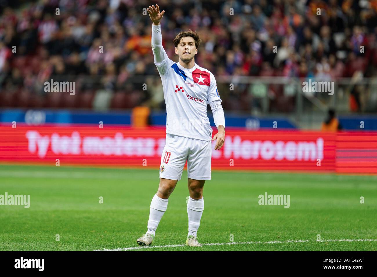 Frederico Duarte of Wisla seen in action during the Polish Super Cup ...