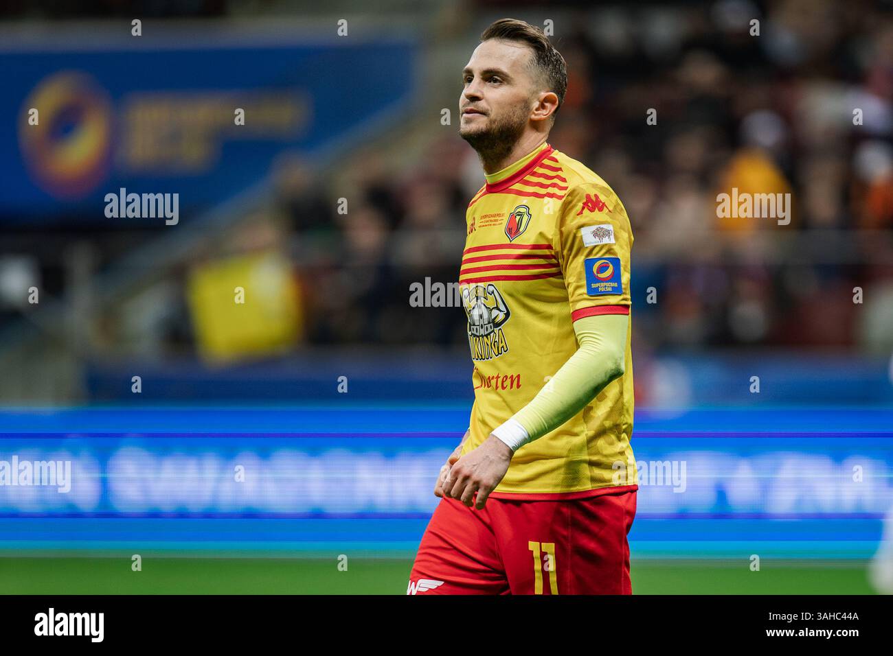 Jesus Imaz of Jagiellonia seen during the Polish Super Cup final match ...