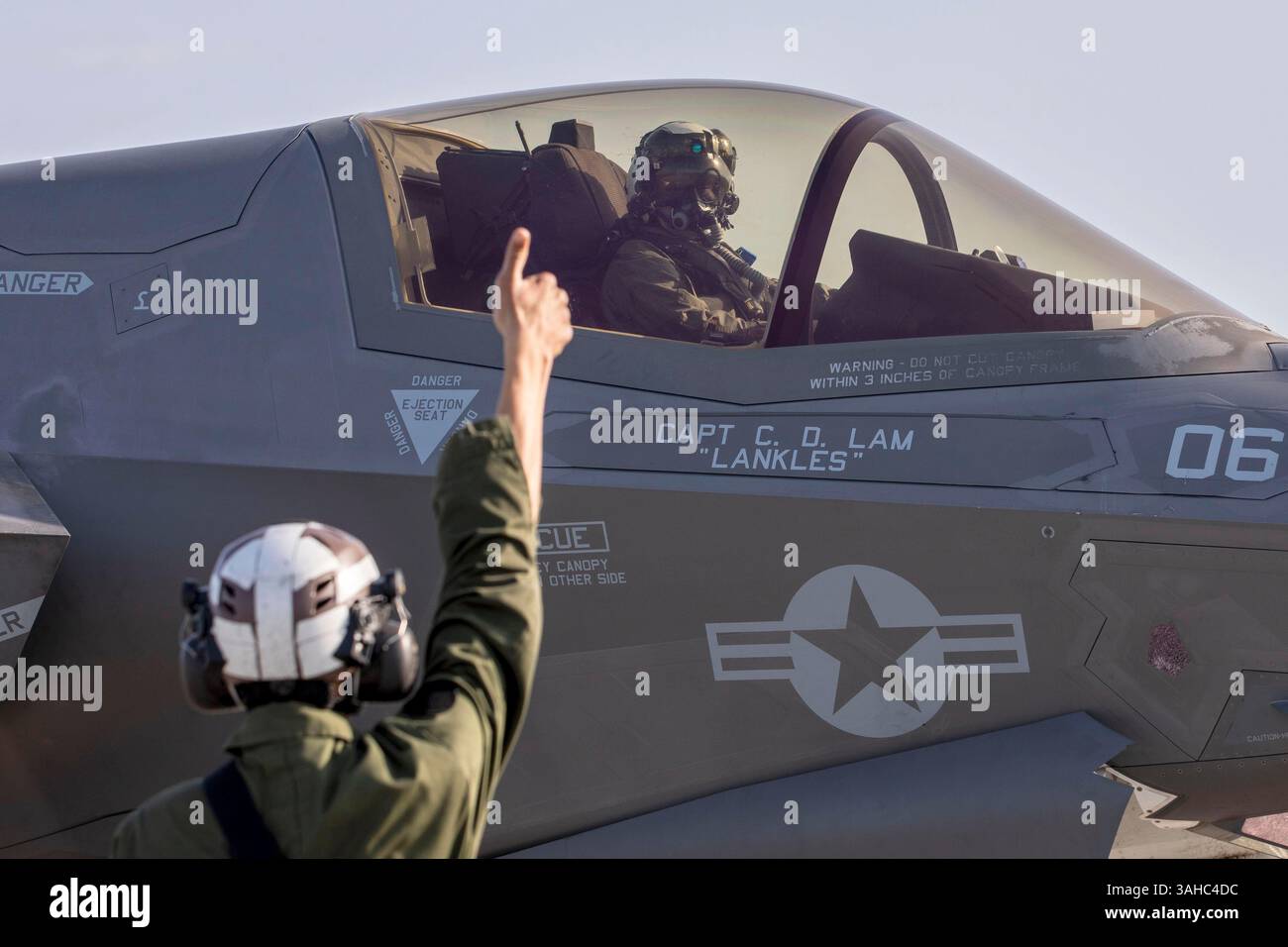 Kadena Air Base, Okinawa, Japan. 4th Apr, 2025. U.S. Marine Corps Lance ...