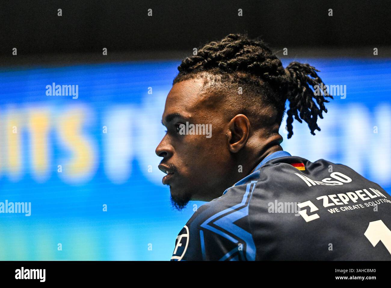 09.04.2025, Spacetech Arena, Friedrichshafen, GER, VBL, VfB Friedrichshafen vs SVG L?neburg, im ...